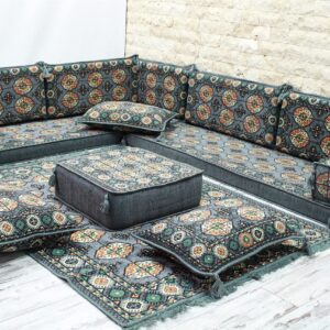 Arabic Floor Sofa Set, Arabic Floor Seating, Arabic Floor Sofa, Arabic Majlis, Arabic Couches, Jalsa, Floor Seating Sofa (With STANDARD FOAM)