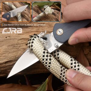 CJRB Feldspar Small Blue Bundled with Ria Green Great EDC Knife Companion