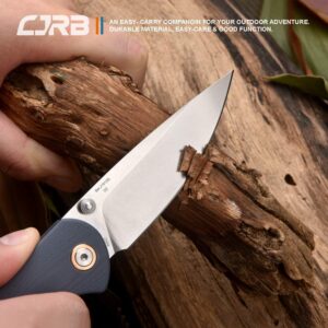 CJRB Feldspar Small Blue Bundled with Ria Green Great EDC Knife Companion