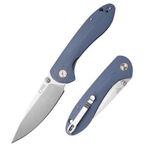 CJRB Feldspar Small Blue Bundled with Ria Green Great EDC Knife Companion