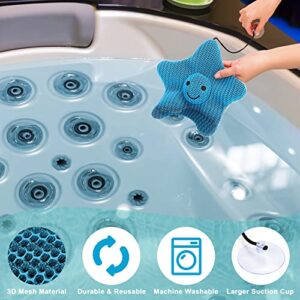 U-OONSE Hot Tub Scum Absorber Reusable Hot Tub Oil Absorbing Sponge, Spa Defoamer for Bathtub, Hot Tub Scum Preventer Accessories Pool Scum Absorber…