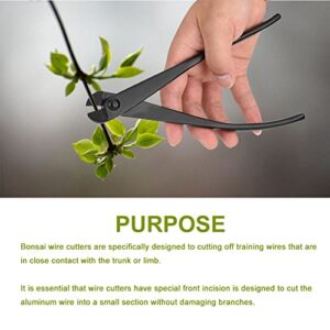 Yunnyp 210mm Professional Wire Cutters Grade Manganese Steel Alloy Wire Cutters Practical Bonsai Tools Suitable for Home Patio Balcony