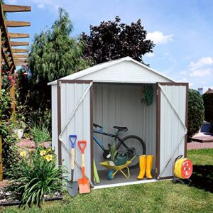 Storage Sheds Outdoor with Floor 6x4