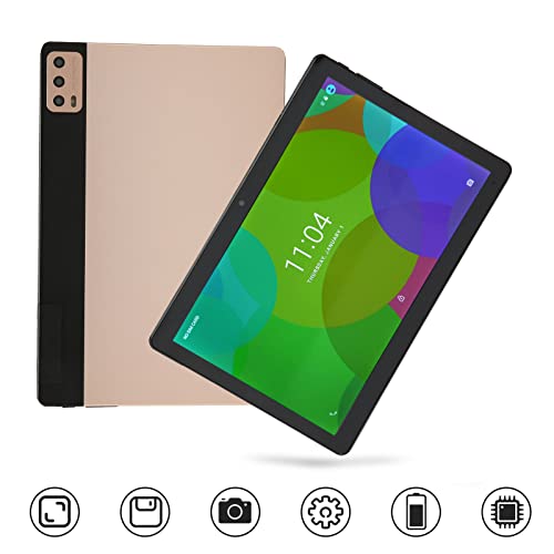 10 Inch Tablet, 100-240V 4GB RAM 256GB ROM Tablet PC 1080 X 1960 Resolution for Home (US Plug)