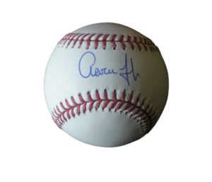 aaron judge new york yankees signed autograph official mlb baseball jsa certified