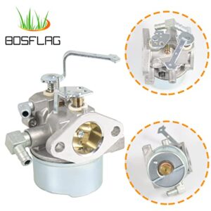 BOSFLAG 640152 Carburetor with 33268 Air Filter Replaces Tecumseh 640023, 640051, 640112, 640140, 640152A for Tecumseh HM100, HM80, HM85, HM90, Cub Cadet CSV 260, CSV260, CSV-260 8hp -10hp Engines