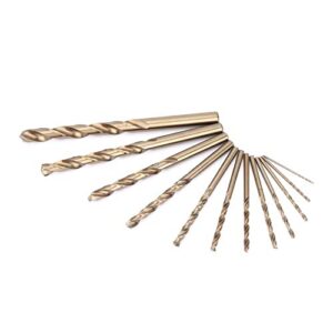 M35 Cobalt Drill Bit Set, 1.0-8.0mm 74pcs HSS-CO Twist Drill Bits High Speed Steel Metal Drill Bits for Hardened Metal, Cast Iron, Stainless Steel, Plastic and Wood