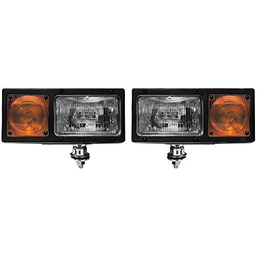 RAParts 505K Rectangular Snow Plow Head Light & Turn Signal Kit 11.75" x 5.25"