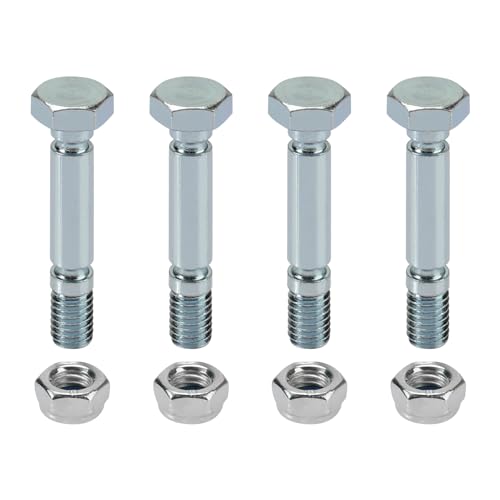 Shear pins and Nuts 303160355P / 303160355 Compatible with Powersmart Snowblowers Part Set Four