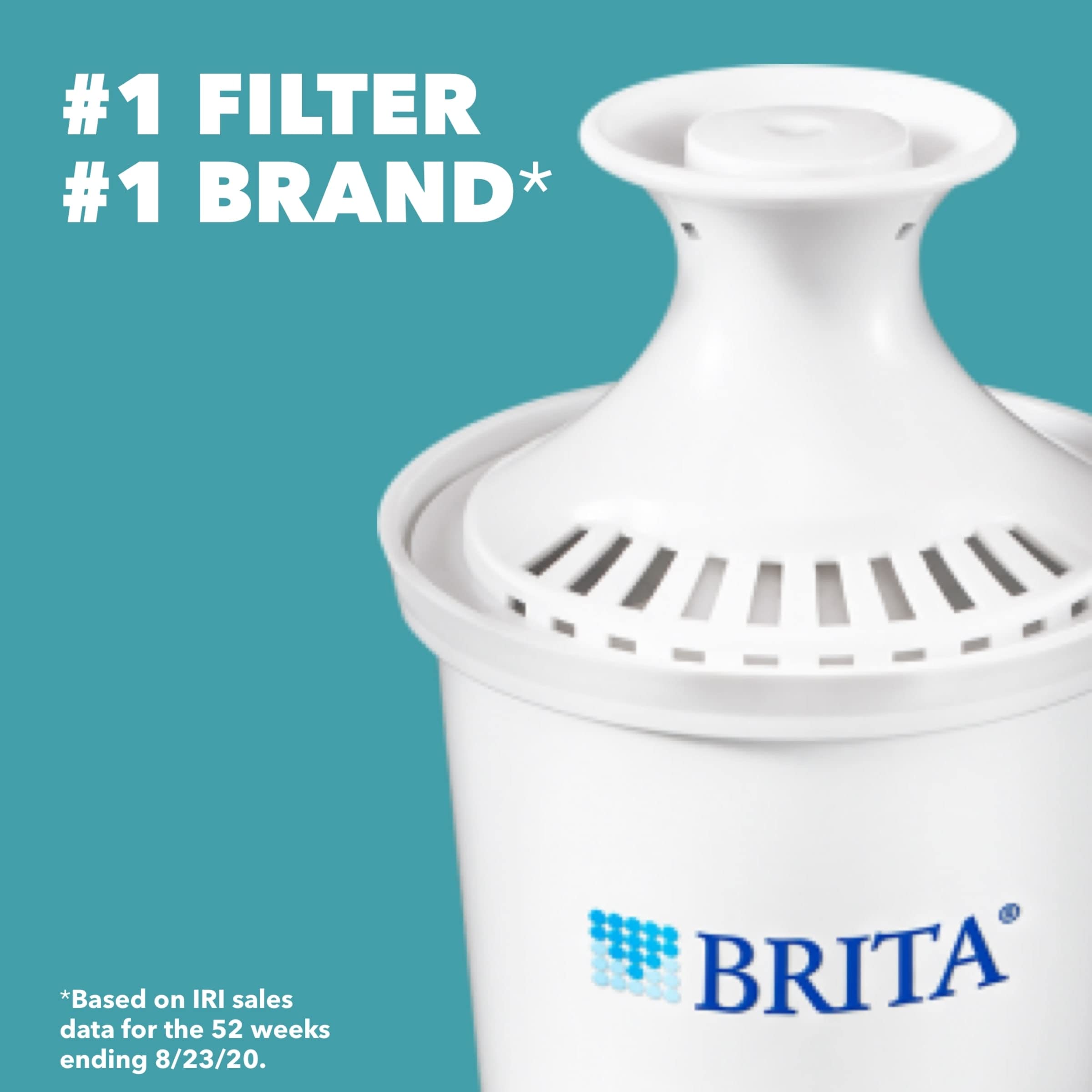 Brita XL Water Filter Dispenser (27 Cup Capacity) + 2 Brita Standard Water Filters