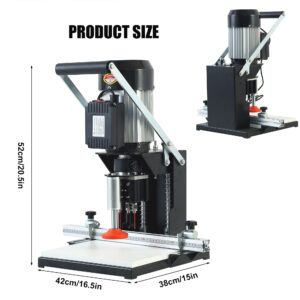 Hinge Drilling Machine, GOJLEX Portable Hand-Held Hinge Drilling Equipment for Drill Hole, Woodworking Hinge Drill Cupboard Wardrobe Home Improvement Punching Machine, 1100W 2880rmp/min Depth 0-40mm