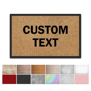 artsbaba funny doormat custom personalized door mat indoor outdoor entrance floor mat front door rug home office housewarming welcome mat