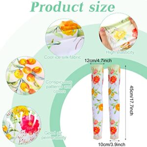 12 Pairs Gardening Arm Sleeves for Women Farm Summer Sun Protection Cooling Sleeves Flower Sleeves Farmers Sleeves Arm Covers for Men Work Running Sports Cycling Hiking