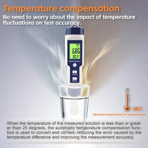 VBR-PH+EC Meter Test PH, EC, TDS, Salt, Water Temperature