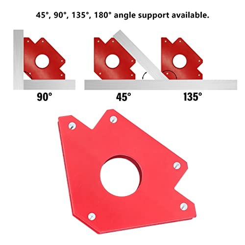 Welding Magnet 5in 75lbs Welder Magnet Holder Angle Support Fixture Tool Stainless Steel Welding and Cutting Accessories,Metal Magnetic Holder,Metal Working Magnet Tools Holder Support Aids