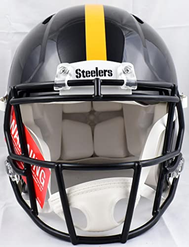 Hines Ward Autographed Steelers F/S Speed Authentic Helmet - Beckett W Hologram Silver