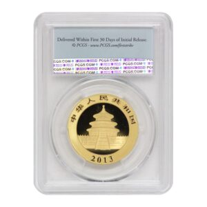 2013 CN 1oz Chinese Gold Panda MS-70 First Strike by Mint State Gold 500 Y MS70 PCGS