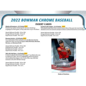 2022 Bowman Chrome Baseball LITE Box