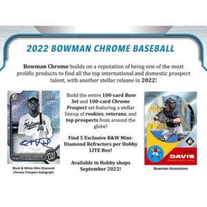 2022 Bowman Chrome Baseball LITE Box