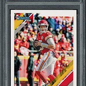 Patrick Mahomes 2019 Panini Donruss Football Card #1 Graded PSA 10 GEM MINT