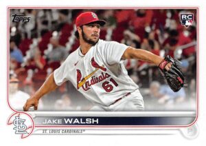 2022 topps update #us306 jake walsh rc