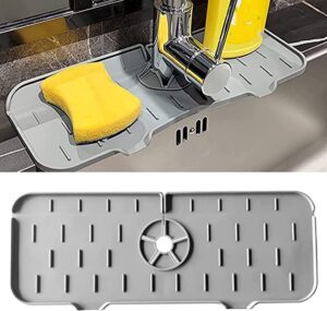 faucet splash guard, silicone kitchen sink mat, drain protector, countertop drain, sink splash guard behind faucet, kitchen sink accessories, bathroom faucet water catcher mat