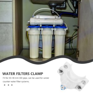 Mounting Accessories Saddle Clamp Drain Plastic Drain Saddle Valve Drain Pipe Saddle Water Drain Sink Saddle Sink Water Filter Water Filters Valve Equipment Pom Plastic Refit White