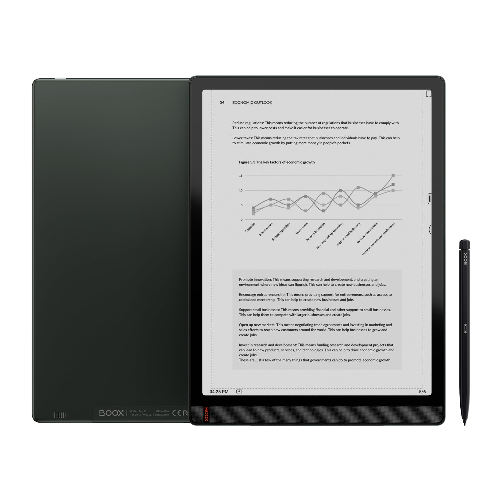 BOOX Tablet Tab X 13.3 ePaper Tablet PC E Ink Tablet Digital Paper 6G 128G