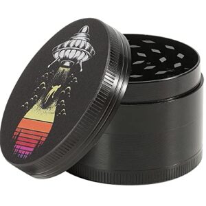 aluminum alloy grinder 2 inch black