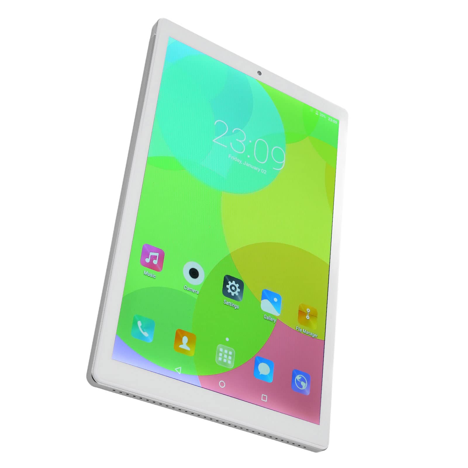 GUPE 10.1 Inch Tablet Call Tablet 2560x1600IPS 8 Core CPU 100-240V Silver (US Plug)