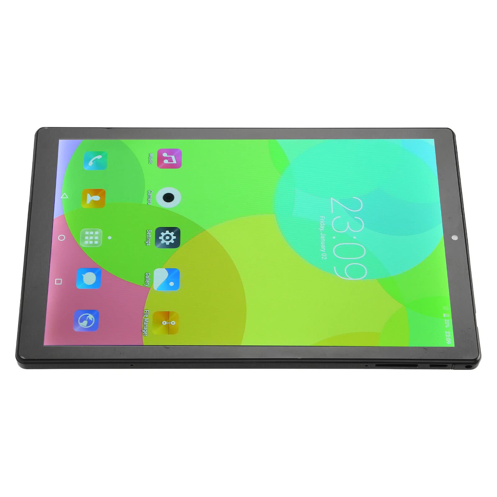 GUPE Black Tablet Octa Core CPU Reading Tablet 6GB RAM 128GB ROM 100-240V (US Plug)