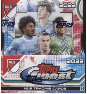 2022 topps mls finest soccer hobby box (12 packs/5 cards: 2 autos) 12/23 release