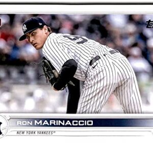 2022 Topps Update #US165 Ron Marinaccio RC Rookie New York Yankees Baseball Trading Card