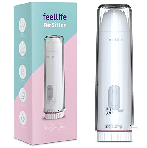 FEELLIFE Portable Bidet Travel Bidet for Women, Men, Baby, Pregnant, Old - Electric Handheld Bidet Sprayer Large Capacity for Personal Hygiene Cleaning with 2 Pressure Options