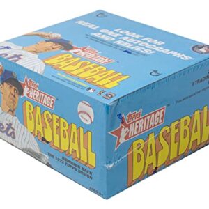 2021 Topps Heritage Baseball Factory Sealed Retail Box 24 Packs of 9 cards, MASSIVE 216 Cards in All. CLASSIC 1972 VINTAGE TOPPS DESIGN Chase rookie cards of an Amazing Rookie Class such as Joe Adell, Alex Bohm, Casey Mize and Many More Bonus 3 cards of y