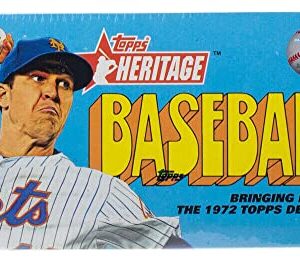 2021 Topps Heritage Baseball Factory Sealed Retail Box 24 Packs of 9 cards, MASSIVE 216 Cards in All. CLASSIC 1972 VINTAGE TOPPS DESIGN Chase rookie cards of an Amazing Rookie Class such as Joe Adell, Alex Bohm, Casey Mize and Many More Bonus 3 cards of y