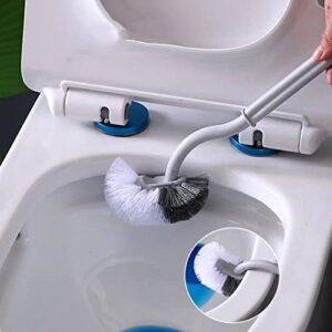 STOBAZA 6 Pcs Toilet Bowl Brush Bathroom Toilet Brush Long Handle Toilet Brush Toilet Cleaning Supplies Wall Hanging Toilet Brush No Ends Toilet Brush Toilet Supplies White No Dead Ends