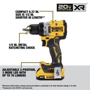 DEWALT 20V MAX* XR Cordless 4-Tool Combo Kit With 5.0Ah Batteries (DCK447P2)