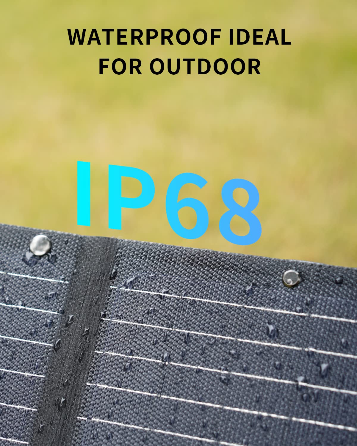 200W Portable Solar Panel for X1500 Power Station, High Efficiency, Foldable Design for Outdoor Adventures, Off-Grid, Emergency