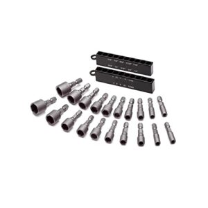 sockets & socket set nut driver bit sets with chrome vanadium steel - pndb1a