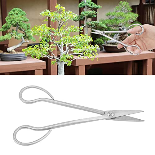 VOLDAX Bonsai Scissors Stainless Steel Leaf Sprout Shears with Long Handle for Garden Flower Vegetable Bonsai Tools Set