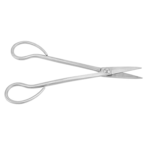 VOLDAX Bonsai Scissors Stainless Steel Leaf Sprout Shears with Long Handle for Garden Flower Vegetable Bonsai Tools Set