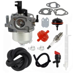 huswell 595785 snowblower carburetor for briggs & stratton 591154 592447 595785 carburetor snow thrower engine w fuel filter primer bulb