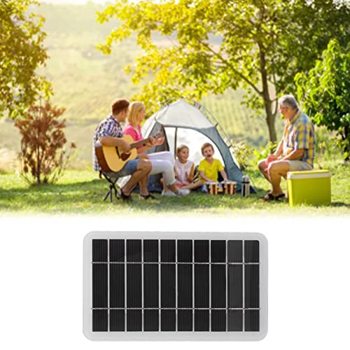 LiebeWH USB Solar Panel Charger 5V 2W Outdoor Solar Car Battery Charger Solar Panel Power Bank for Camping Hiking Car Boat Automotive Motorcycle RV