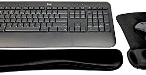 Logitech MK540 Advanced Wireless Keyboard & Mouse Combo Active Lifestyle Travel Home Office Modern Bundle with Micro Glow in the Dark Portable Wireless Bluetooth Speaker, Gel Wrist Pad & Gel Mouse Pad