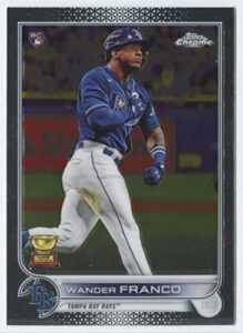 2022 topps chrome #35 wander franco nm rc rookie tampa bay rays mlb baseball trading card