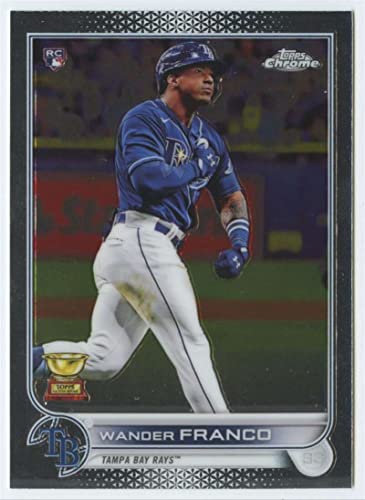 2022 Topps Chrome #35 Wander Franco NM RC Rookie Tampa Bay Rays MLB Baseball Trading Card