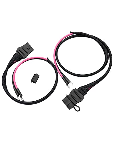 NTSUMI 2 PIN Battery Cable Plow and Truck Side Fit for Western Fisher Snow Plow Replace 21294 61169 8274, Battery Cable Harness with Plug Cover