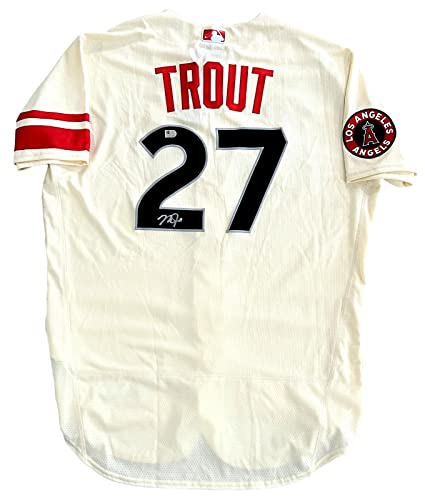 Mike Trout Los Angeles Angels Signed Authentic Nike City Connect Jersey MLB - Autographed MLB Jerseys