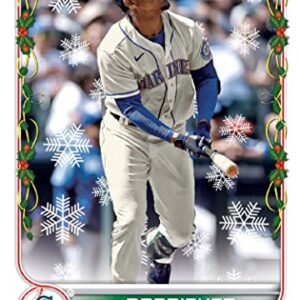 2022 Topps Baseball Trading Cards Holiday Mega Box - 100 Cards/Box